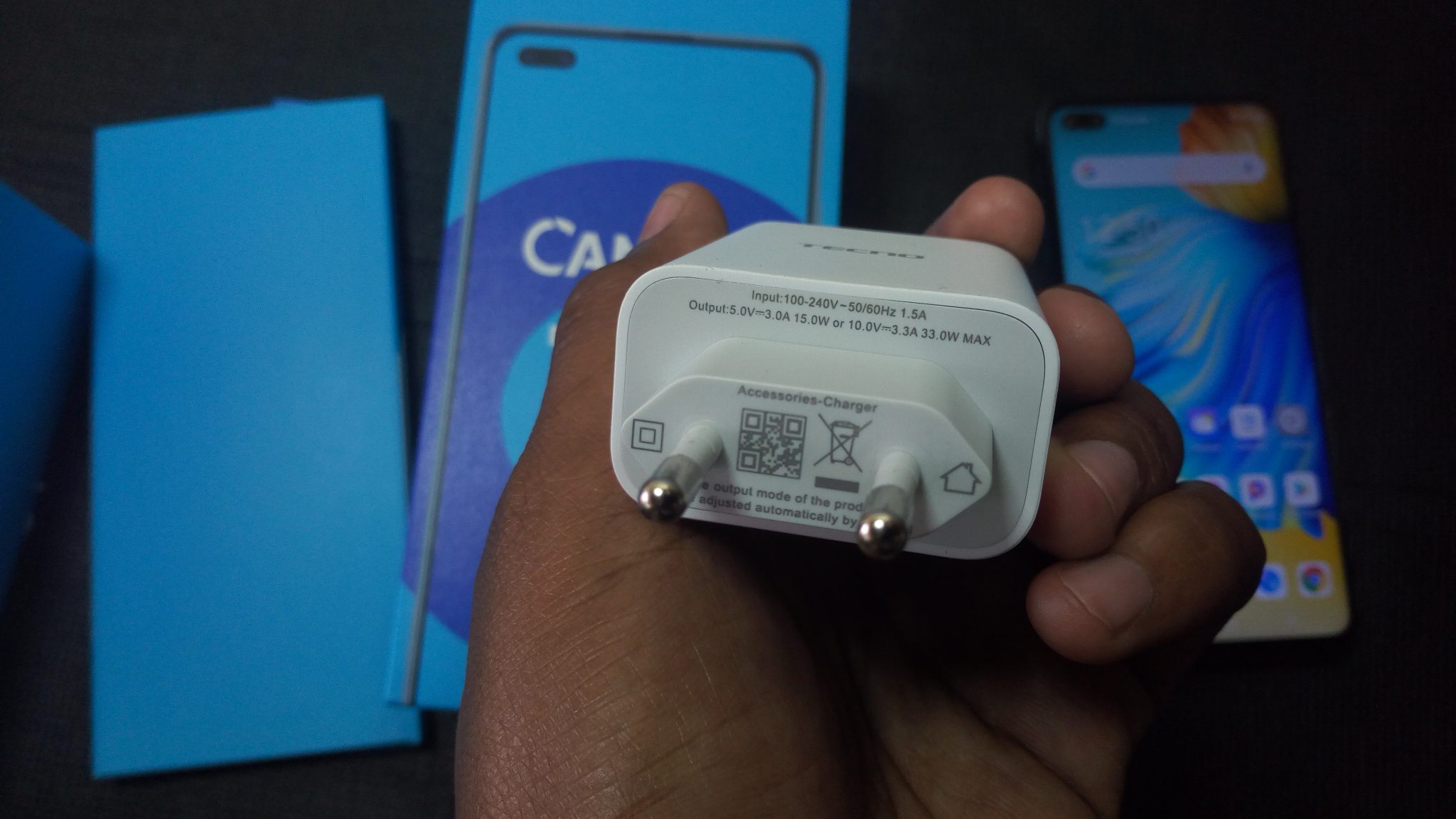 tecno-camon-16-premier-charger - Techsawa