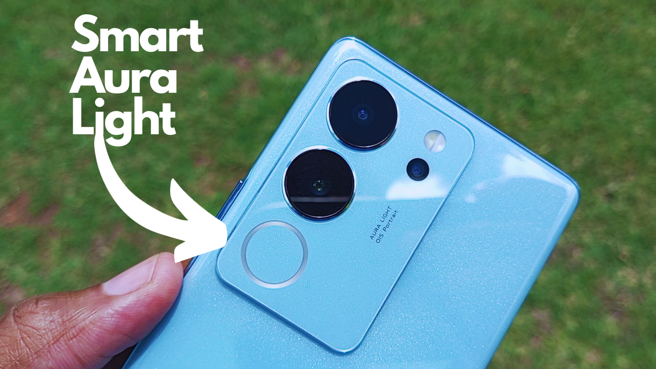 The new Smart Aura Light is a Game Changer on the vivo V29 5G, My full review - Techsawa